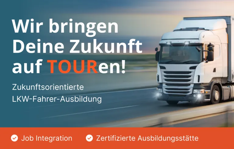 LKW Fahrer Ausbildung - Werde LKW Fahrer (m/w/d)